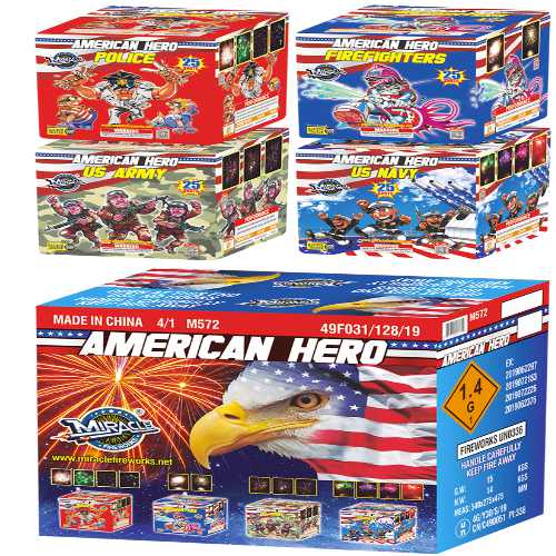 AMERICAN HERO SERIES - Santan Fireworks