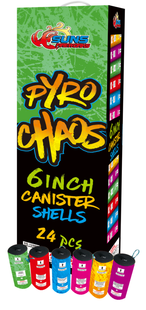Pyro Chaos 6inch SS- 1208M - Santan Fireworks